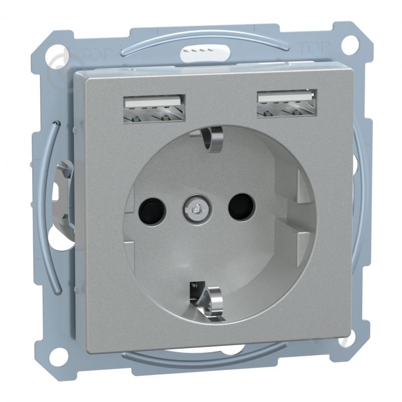 ᐉ Розетка Usb Usb 1 із заземленням Schneider Electric Merten Ip20