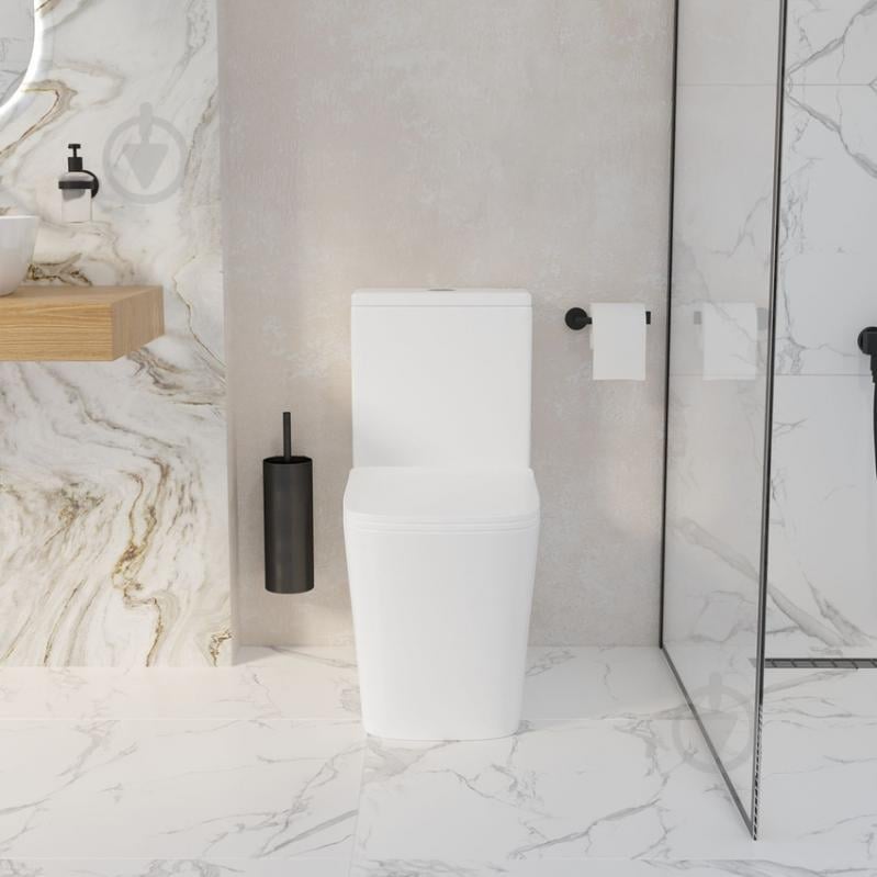 ᐉ Унітаз-компакт Helmken 35900003 з сидінням Soft Сlose/EasyOff поліпропілен • Краща ціна в ...