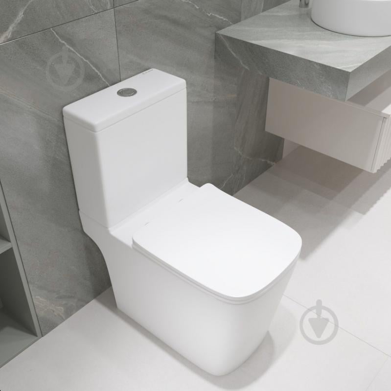 ᐉ Унітаз-компакт Helmken 35900004 з сидінням Soft Сlose/EasyOff дюропласт • Краща ціна в Києві ...