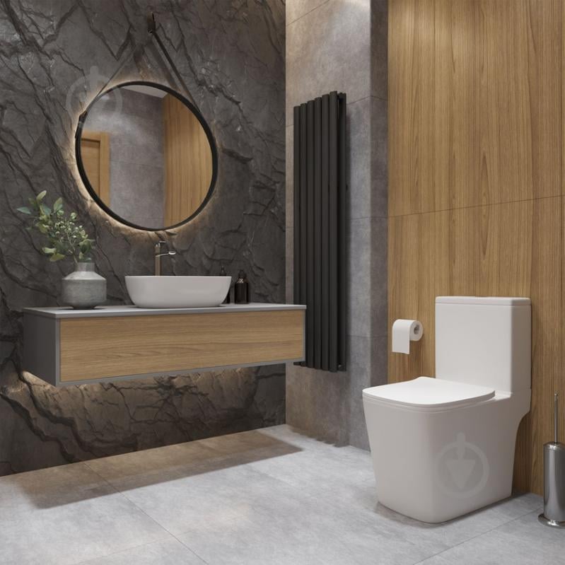 ᐉ Унітаз-компакт Helmken 35900004 з сидінням Soft Сlose/EasyOff дюропласт • Краща ціна в Києві ...