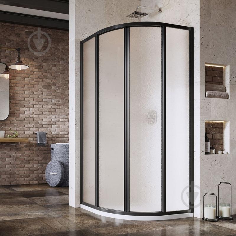 ᐉ Душевая кабина Ravak SKCP4-80 195 Черный + grape • Купить в Киеве ...