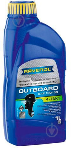 ᐉ Моторное масло RAVENOL OUTBOARD 10W-30 1 л (RAV OUTBOARD SEMI10W30 1L ...