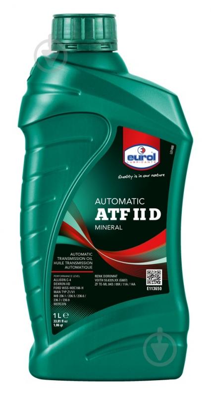ᐉ Масло трансмиссионное Eurol II D ATF 1 л • Купить в Киеве, Украине ...