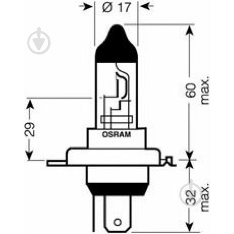 ᐉ Автолампа галогенная Osram Truckstar Pro H1 55 Вт 2 шт.(OS 64196 TSP ...