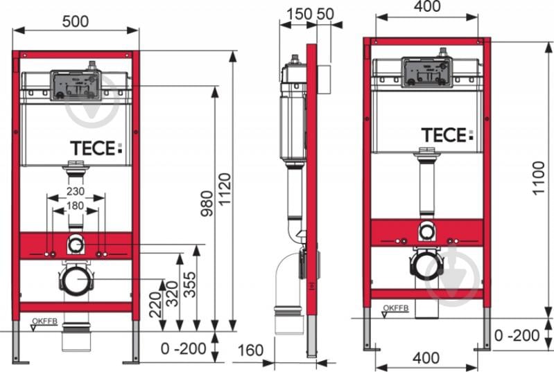 ᐉ Система інсталяції TECE base 9400006 + TECE base 9240701 хром + Villeroy & Boch Omnia ...