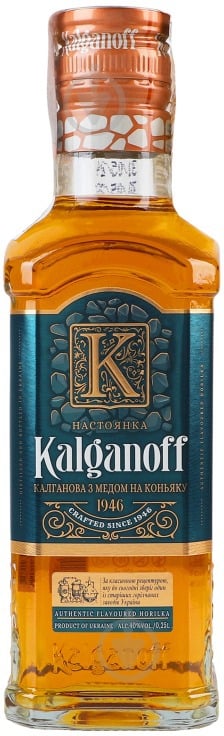 ᐉ Настойка Kalganoff Калганова с медом на коньяке 0,25 • Купить в Киеве ...
