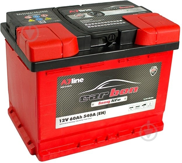 ᐉ Аккумулятор автомобильный Carbon 60Ah 540A 12V «+» справа (CRB60-00 ...