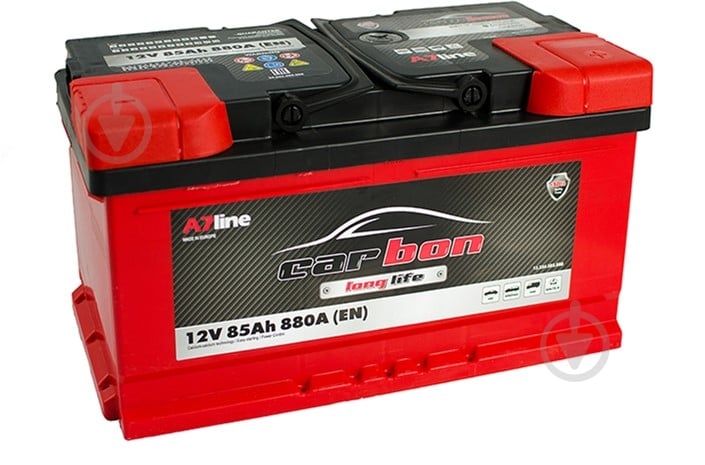 ᐉ Акумулятор автомобільний Carbon 85Ah 880A 12V «+» праворуч (CRB85-00L ...