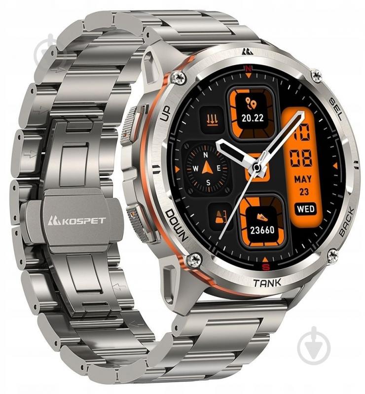 ᐉ Смарт-годинник Kospet Tank T3 Ultra 2 SE Silver (T3 ULTRA 2 SE SILVER ...