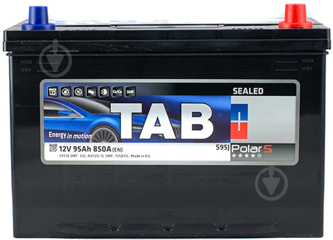 ᐉ Аккумулятор автомобильный TAB Polar S 95Ah 850A 12V «+» справа (246 ...