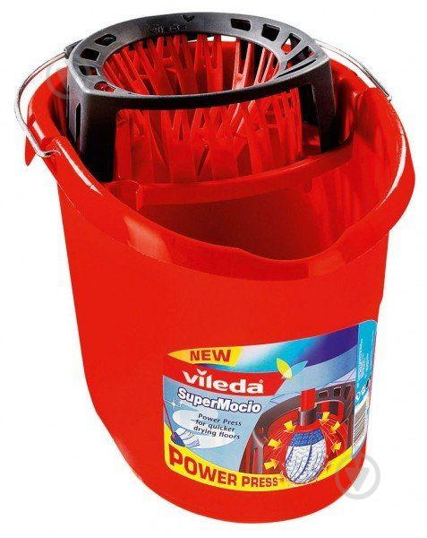 ᐉ Ведро с отжимом Vileda Ведро с отжимом Super Mocio, 10 л 37 см ...