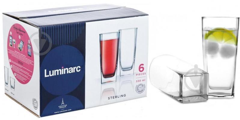 ᐉ Набір склянок високих Sterling 330 мл 3 шт. Luminarc • Краща ціна в Києві, Україні • Купити в ...