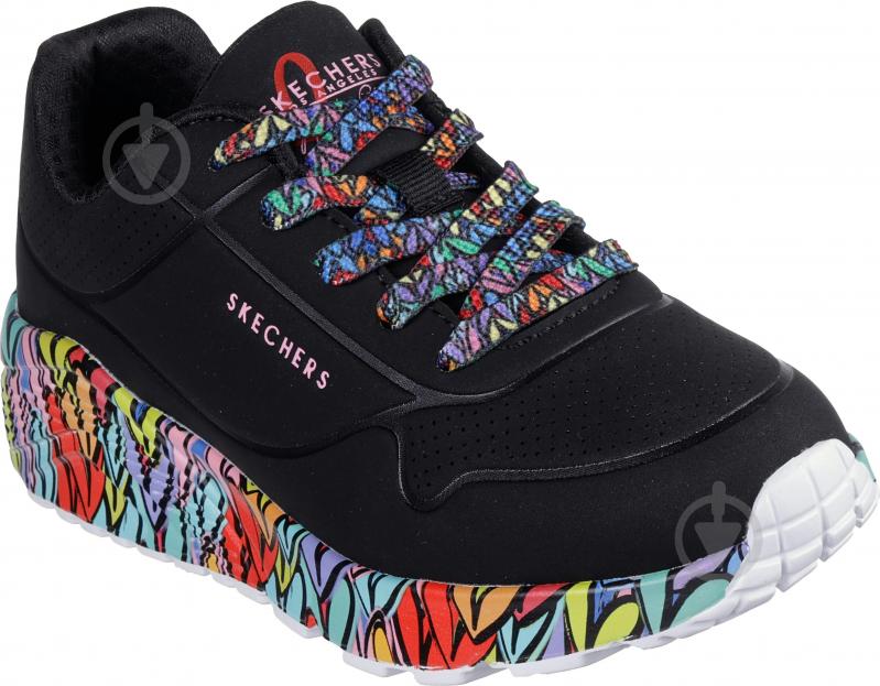 ᐉ Кросівки для дівчинки Skechers 314088L BKMT UNO LITE р.EUR 33,5 ...