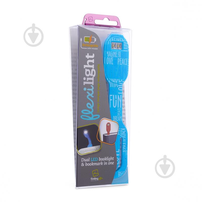 ᐉ Іграшка Flexilight Закладка-ліхтарик Rechargeable Синій стиль FLRBW ...