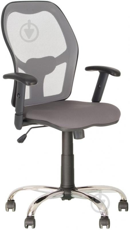 ᐉ Крісло Nowy Styl Master NET GTR Chrome OH/1 LS-11 сірий • Краща ціна ...