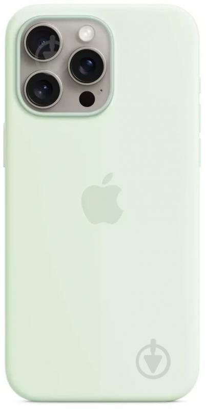 ᐉ Чехол Apple Silicone Case with MagSafe для Apple iPhone 15 Pro Max mint (MWNQ3ZM/A) • Купить в ...