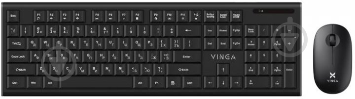 ᐉ Комплект клавиатура и мышь Vinga KBSW-120 Black • Купить в Киеве ...