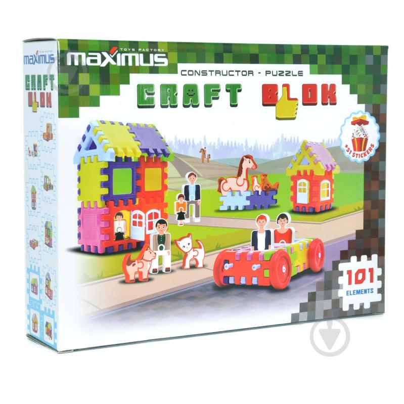 ᐉ Конструктор Maximus Craft Blok 101 элемент 9175 • Купить в Киеве ...
