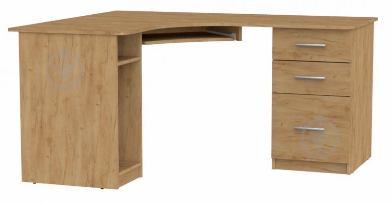 ᐉ Стіл компютерний Компаніт СУ 9 дуб крафт золотий • Краща ціна в Києві Україні • Купити в