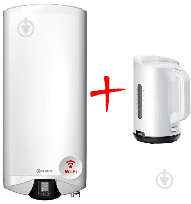 ᐉ Бойлер Eldom GALANT DRY 100 3x 1000 W DV100DW-W • Купить в Киеве, Украине • Лучшая цена в Эпицентр