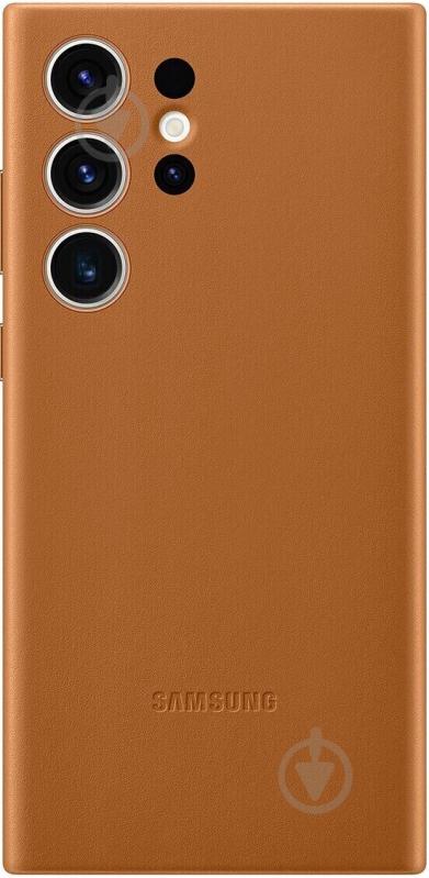 ᐉ Чехол-накладка Samsung для Galaxy S23 Ultra Leather Case Camel (EF ...