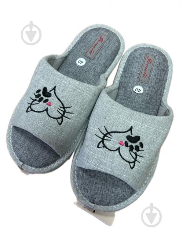 ᐉ Капці домашні Gemelli Лапуся р 39 сірий • Краща ціна в Києві Україні • Купити в Епіцентр