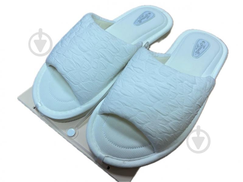 ᐉ Тапки домашние Gemelli Фиалка р 37 белый • Купить в Киеве Украине