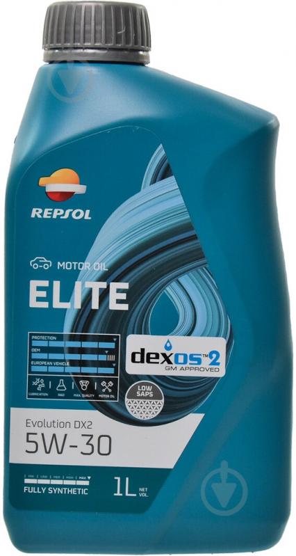 ᐉ Моторное масло Repsol ELITE EVOLUTION DX2 5W-30 1 л (RPP0050IHA ...