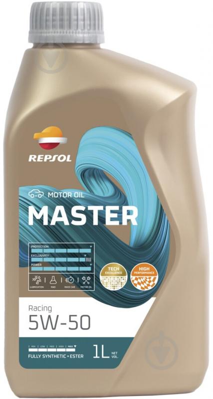ᐉ Моторное масло Repsol Master Racing 5W-50 1 л (RPP0001KHA) • Купить в ...