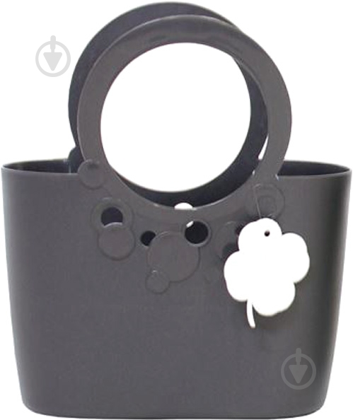 ᐉ Кашпо пластиковое Prosperplast Lily фигурный 14,8 л графит • Купить в ...