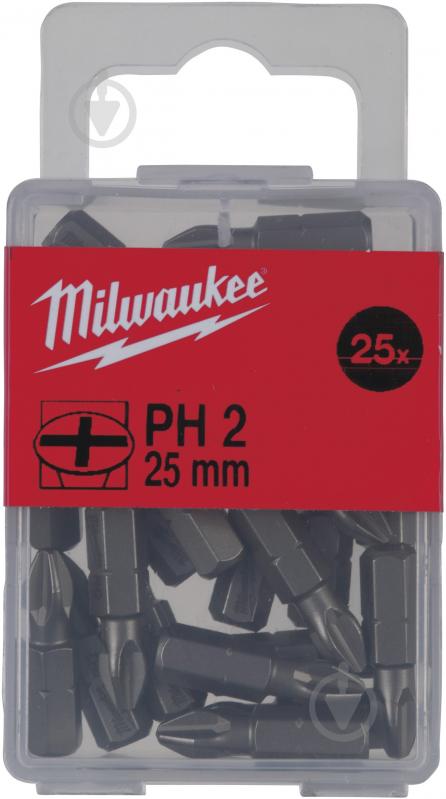 ᐉ Бита Milwaukee PH2 25 шт. 4932399587 • Купить в Киеве, Украине ...