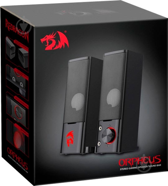 ᐉ Акустична система Redragon Orpheus (77601) 2.0 black • Краща ціна в ...