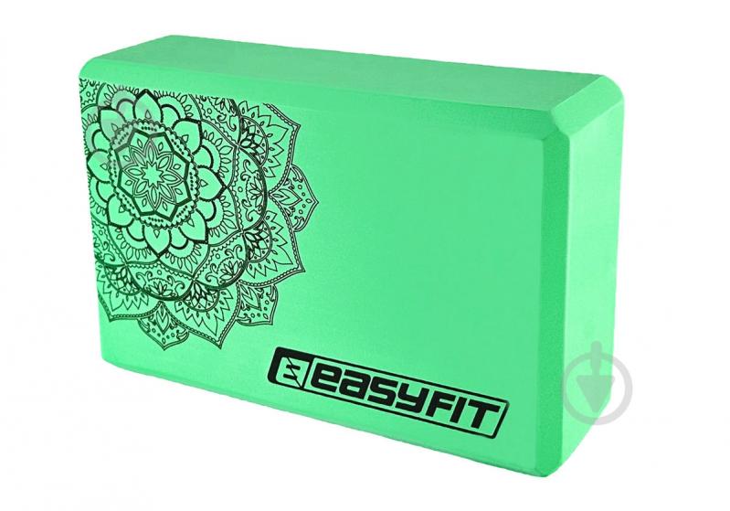 ᐉ Блок для йоги EasyFit EVA EF-1819 м'ятний • Краща ціна в Києві ...