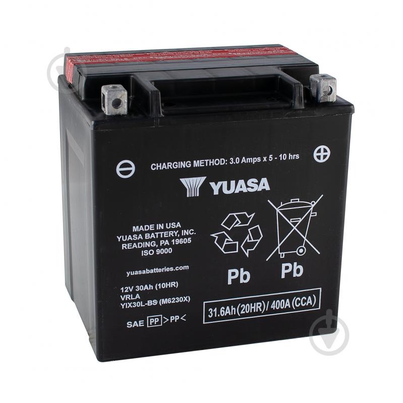 ᐉ Акумулятор автомобільний Yuasa High Performance MF VRLA Battery AGM 386A 12V YIX30L-BS ...