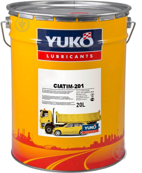 ᐉ Смазка YUKO ЦИАТИМ-201 17кг 20000 мл • Купить в Киеве, Украине ...
