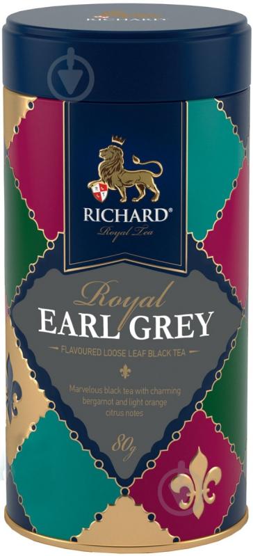 ᐉ Чай черный Richard Royal Earl Grey 80 г • Купить в Киеве, Украине ...