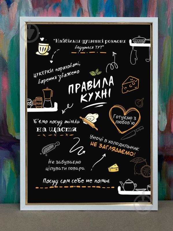 ᐉ Постер Правила кухні Posterclub • Купить в Киеве, Украине • Лучшая ...