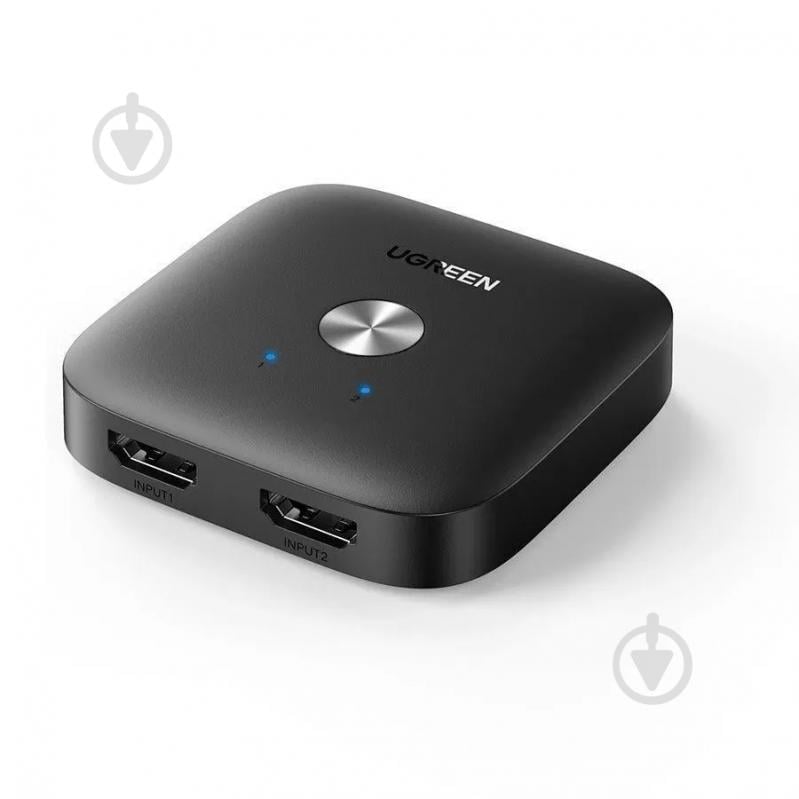 ᐉ Сплітер UGREEN CM333 HDMI 2.0 2x1 Switcher Black (80126) • Краща ціна ...