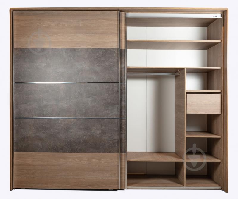 ᐉ Шкаф-купе Сицилия Coffee oak urban Embawood ДСП 2600x688x2219 мм ...