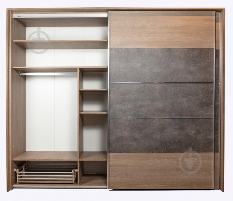 ᐉ Шкаф-купе Сицилия Coffee oak urban Embawood ДСП 2600x688x2219 мм ...