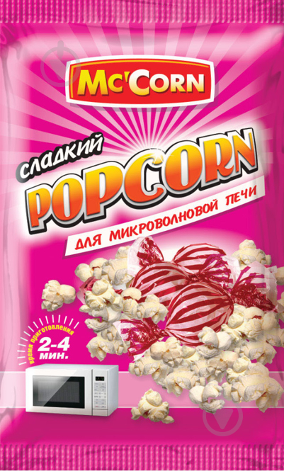 ᐉ Попкорн Mc'Corn сладкий 90 г • Купить в Киеве, Украине • Лучшая цена ...
