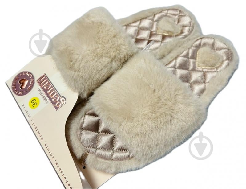 ᐉ Тапки домашние Gemelli Голди р 37 бежевый • Купить в Киеве Украине