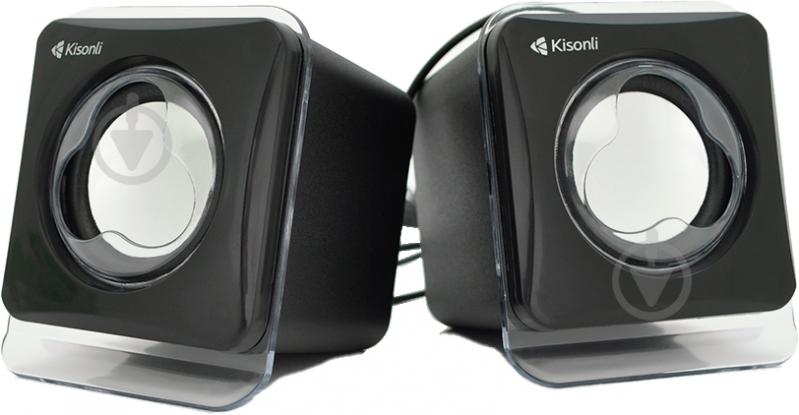 ᐉ Акустична система Kisonli V410/23397 2.0 black • Краща ціна в Києві, Україні • Купити в Епіцентр
