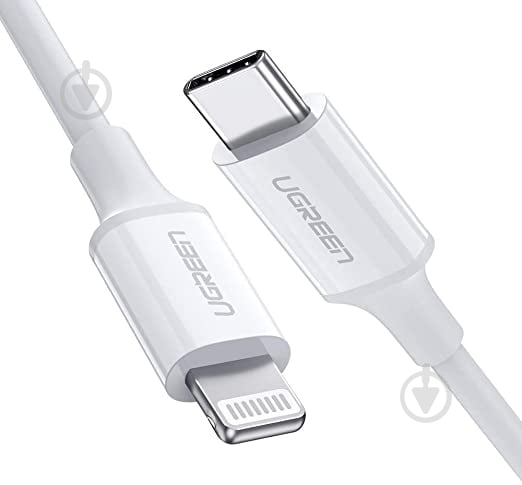 ᐉ Кабель UGREEN Type-C To Lightning 1,5 м white (60748) • Купить в ...