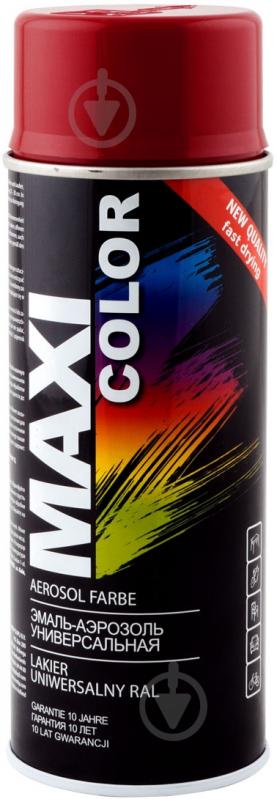 ᐉ Эмаль аэрозольная универсальная RAL3004 фиолетово-красная Maxi Color ...