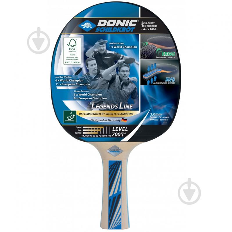 ᐉ Ракетка для настольного тенниса Donic Legends 700 FSC • Купить в ...