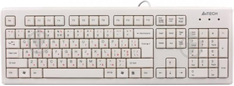 ᐉ Клавіатура A4Tech (KM-720 USB (White)) • Краща ціна в Києві, Україні ...