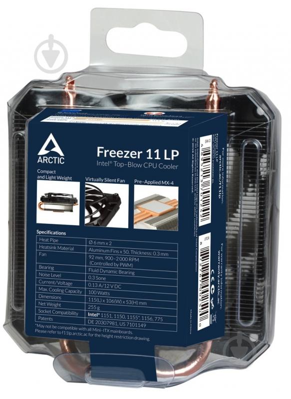 ᐉ Процессорный кулер Arctic Freezer 11 LP Black (UCACO-P200000-BL ...