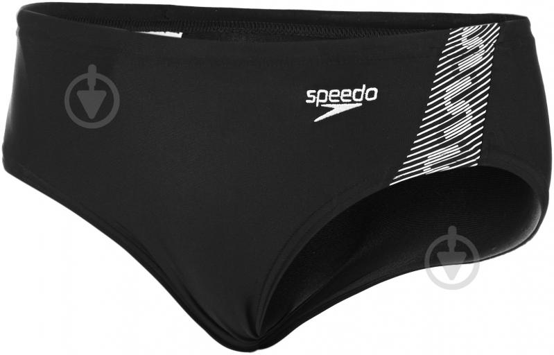 ᐉ Плавки Speedo Monogram 6.5 cm Brief р. 28 чорний із білим 8-087503503 ...