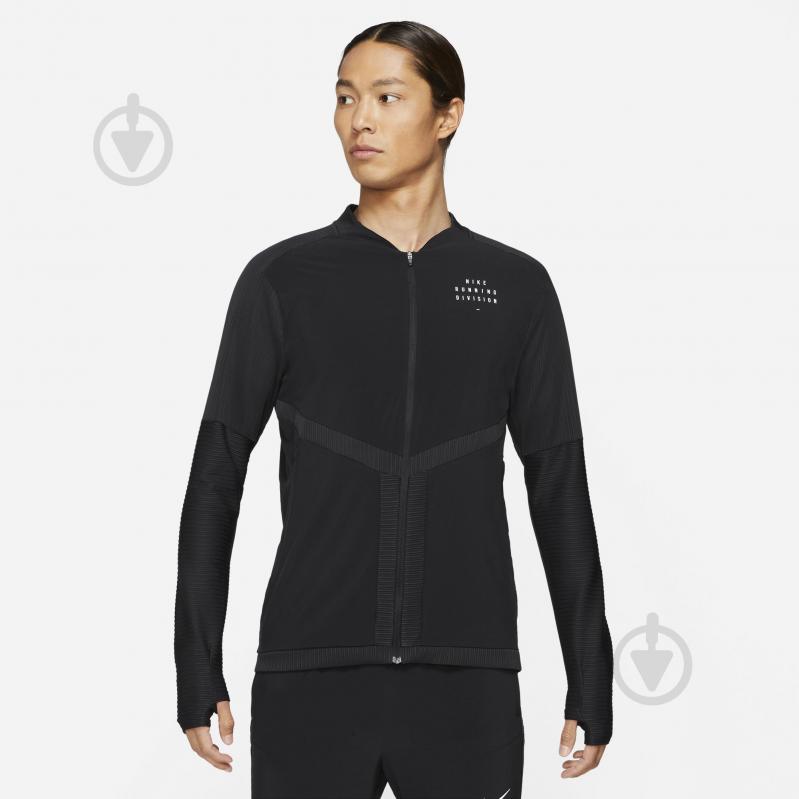 ᐉ Джемпер Nike M NK DF RUN DVN ELEMENT FZ DD4929-010 р. XL чорний ...